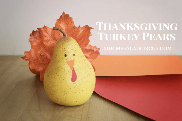 Thanksgiving Turkey Pears Tutorial