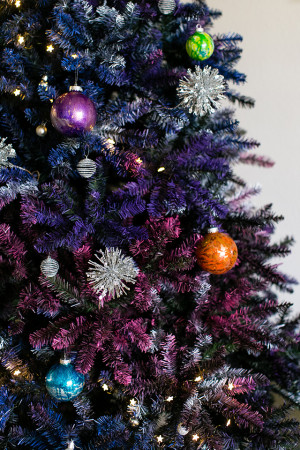 DIY Doctor Who Galaxy Christmas Tree
