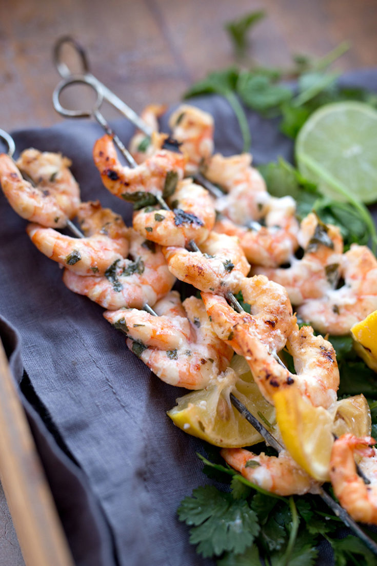 Citrus Marinated Shrimp Skewers for Grilling - Shrimp Salad Circus