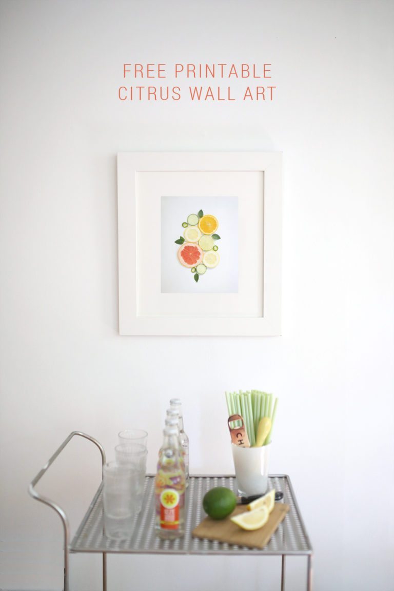 Free Printable Citrus Wall Art to Make Your Home Sparkle Brightly ...