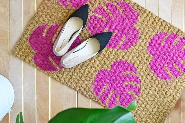 14 DIY Doormat Ideas - Shrimp Salad Circus