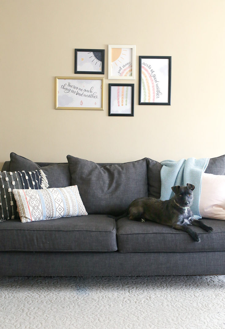 Free Printable Wall Art & My Trick to Create a Gallery Wall in Minutes