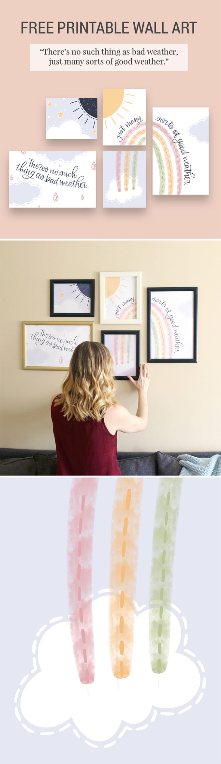 Free Printable Wall Art & My Trick to Create a Gallery Wall in Minutes
